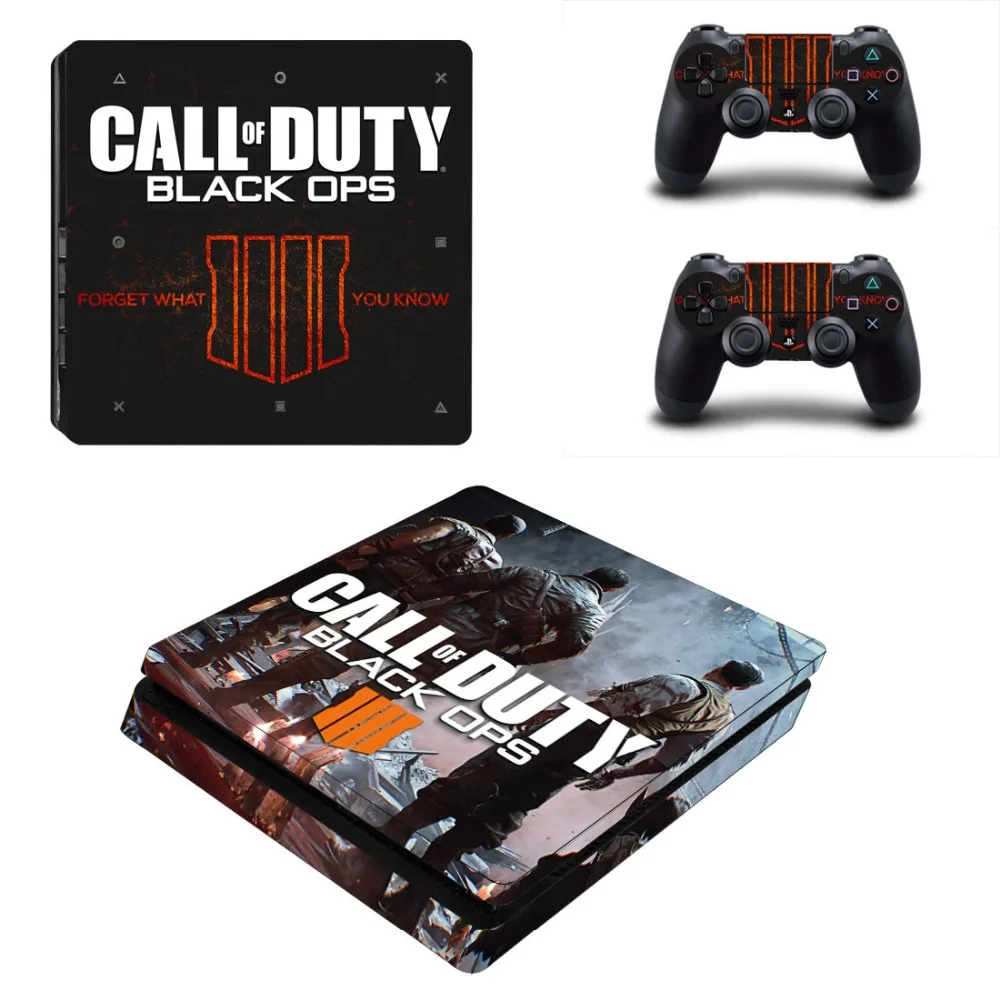 Call of Duty Black OPS Skin Sticker for PS4 Slim - ConsoleSkins.co