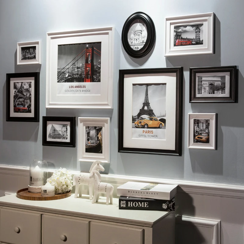 Aliexpress.com : Buy 10 Pieces/set Solid Photo Frames ,Living Room ...