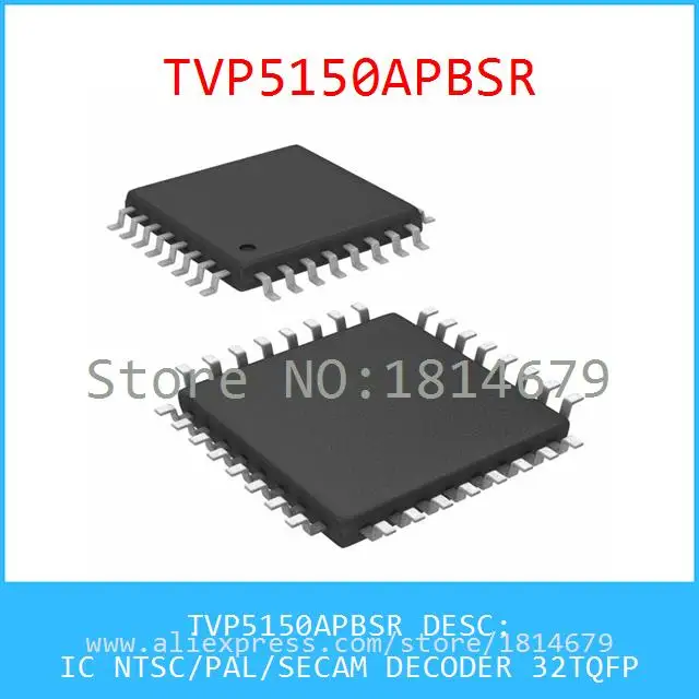 1PCS/lot TVP5150APBSR IC NTSC/PAL/SECAM DECODER 32TQFP 5150 TVP5150 ...