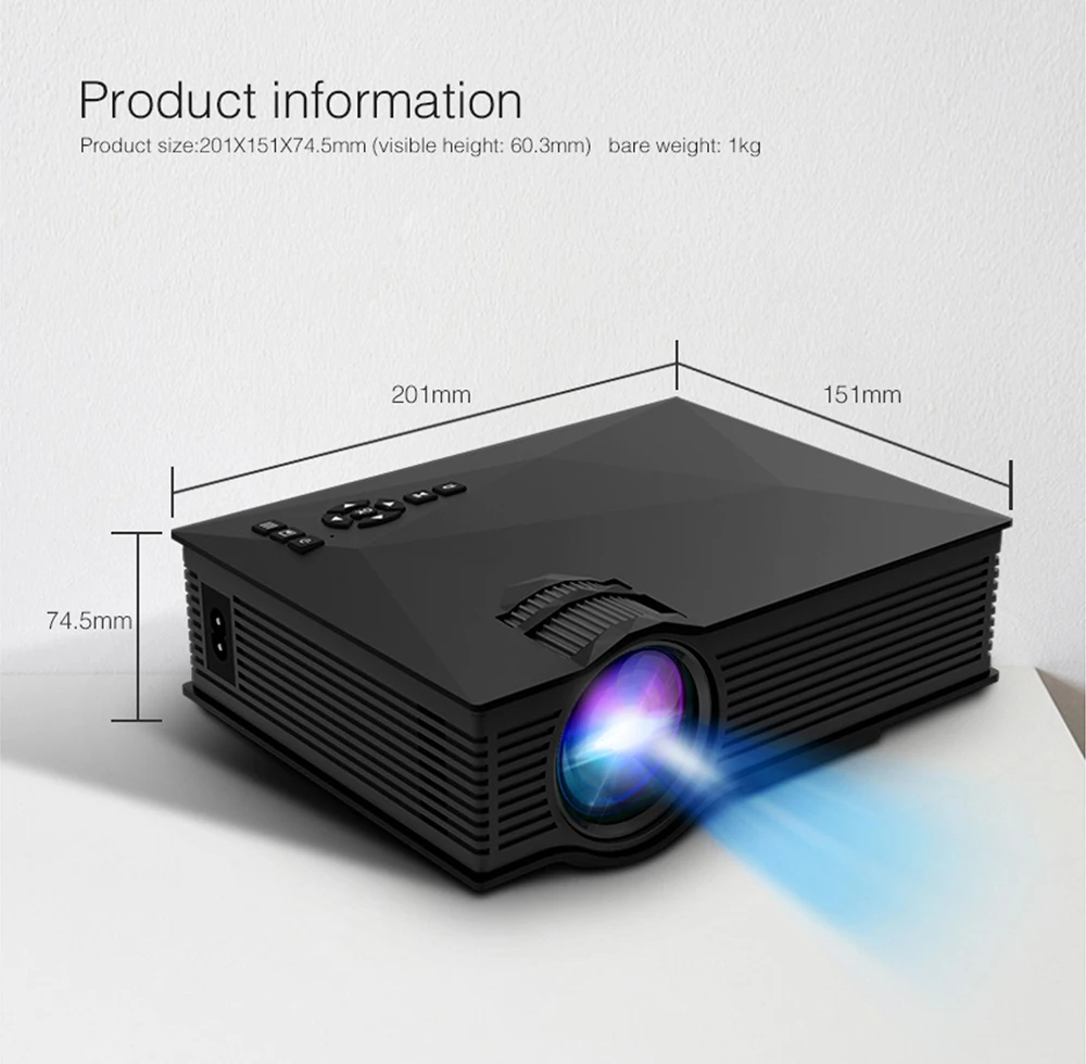 UNIC-UC68 WiFi Ready Projector » Gadget mou