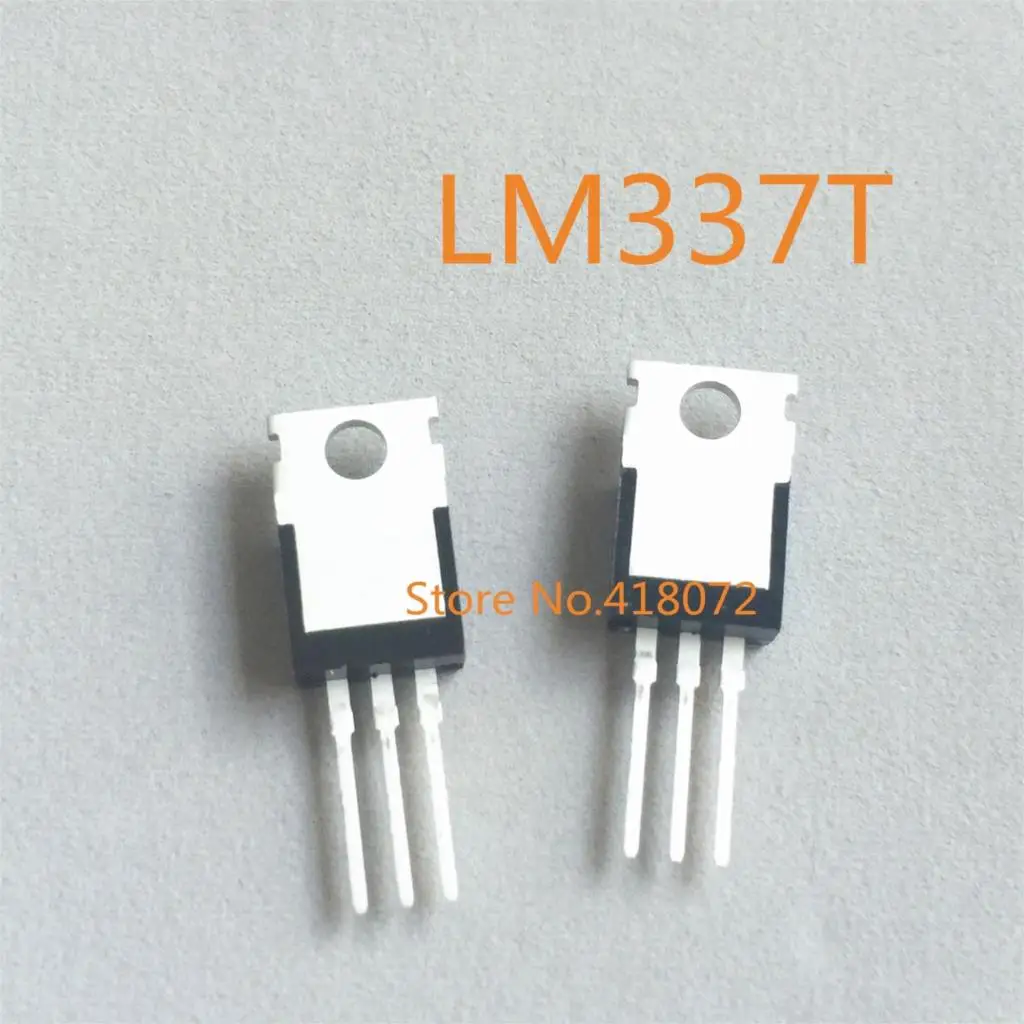 10PCS LM337T LM337 TO 220 Voltage Regulators 1.5A Neg Adj Vol Reg new ...