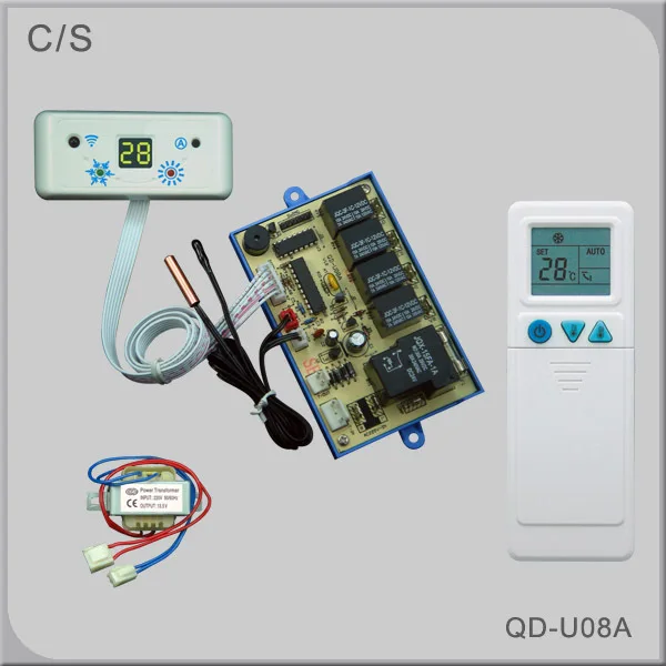 FREE SHIPPING Split unit Universal a/c control system QD-U08C Air conditioner QUNDA double ...