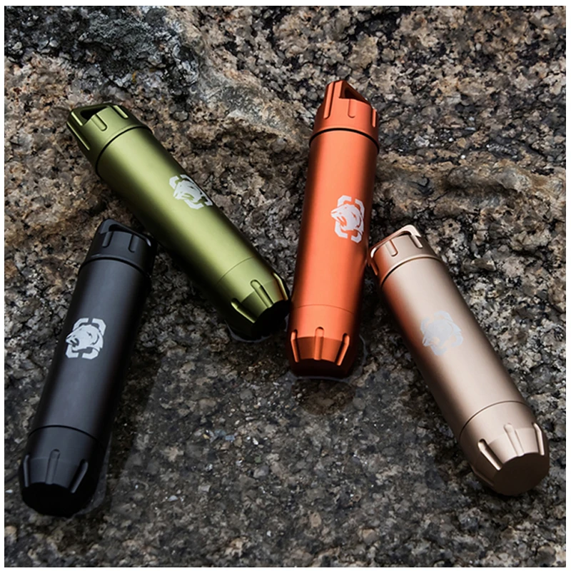 OneTigris Portable EDC Waterproof Capsule Seal Bottle EDC Container ...