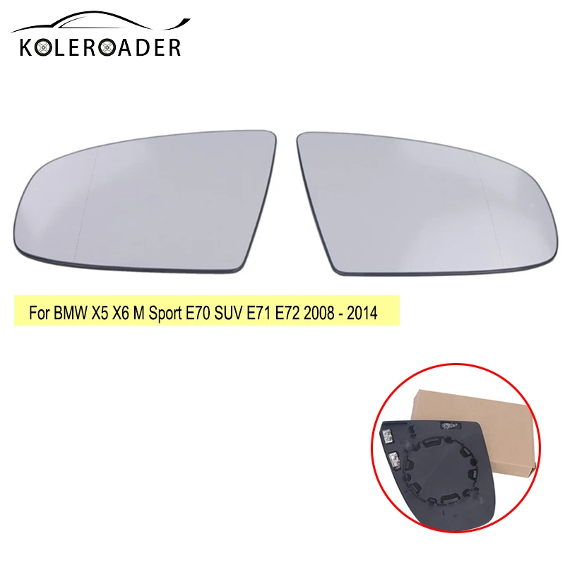 Para BMW X5 X6 M Sport puerta espejo SUV E70 E71 E72 2008 2014 ...