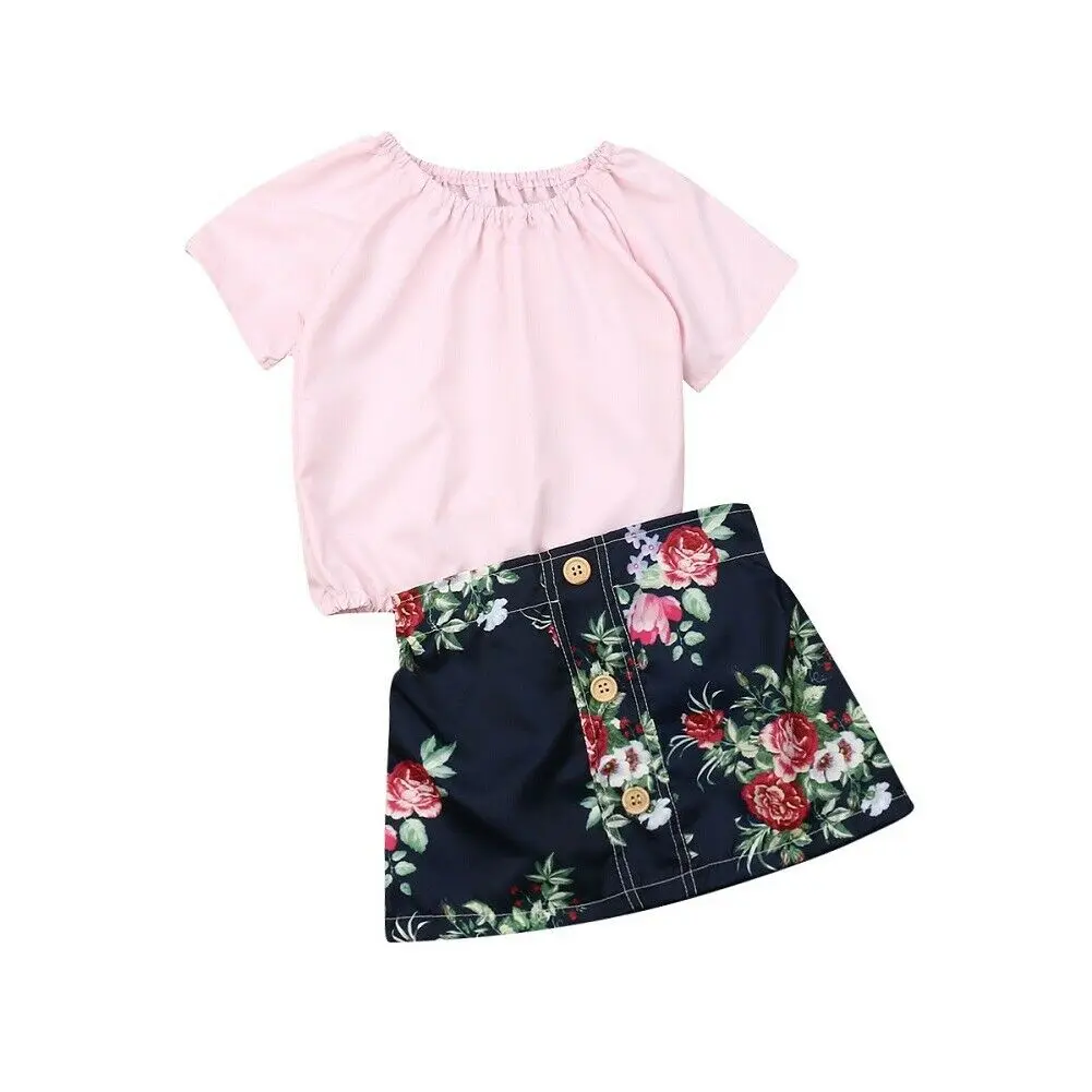 Conjunto de ropa infantil para bebés de 0 a 3 años, camisetas rosas ...