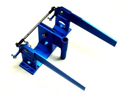 Aluminum double Rudder for rc boat sizes 140mm without water entrance ...