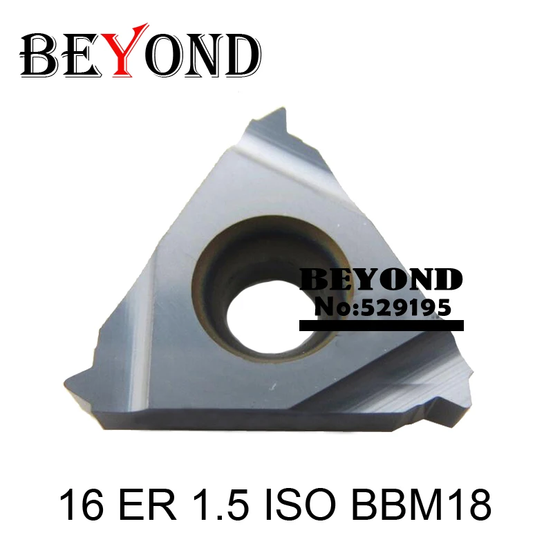 16 Er 1 5 Iso Bbm18 Indexable Tungsten Carbide Threading Lathe Inserts