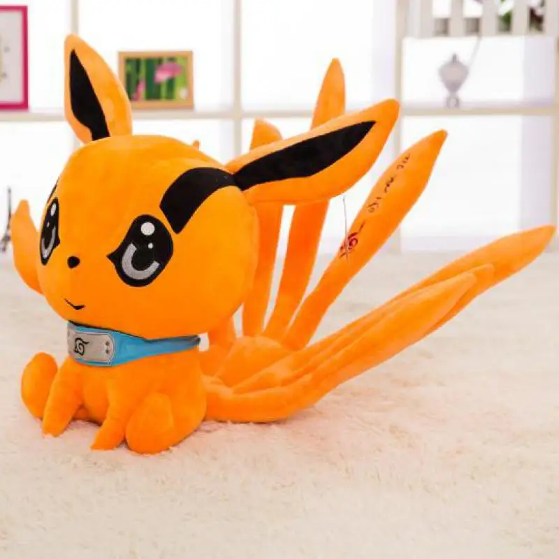 Anime Naruto Uzumaki Kyuubi Kurama Fox Demon Soft Stuffed Toy ...