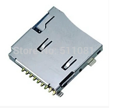 10 PCS TransFlash TF Micro SD Card Socket Adapter Automatic Push/Push ...