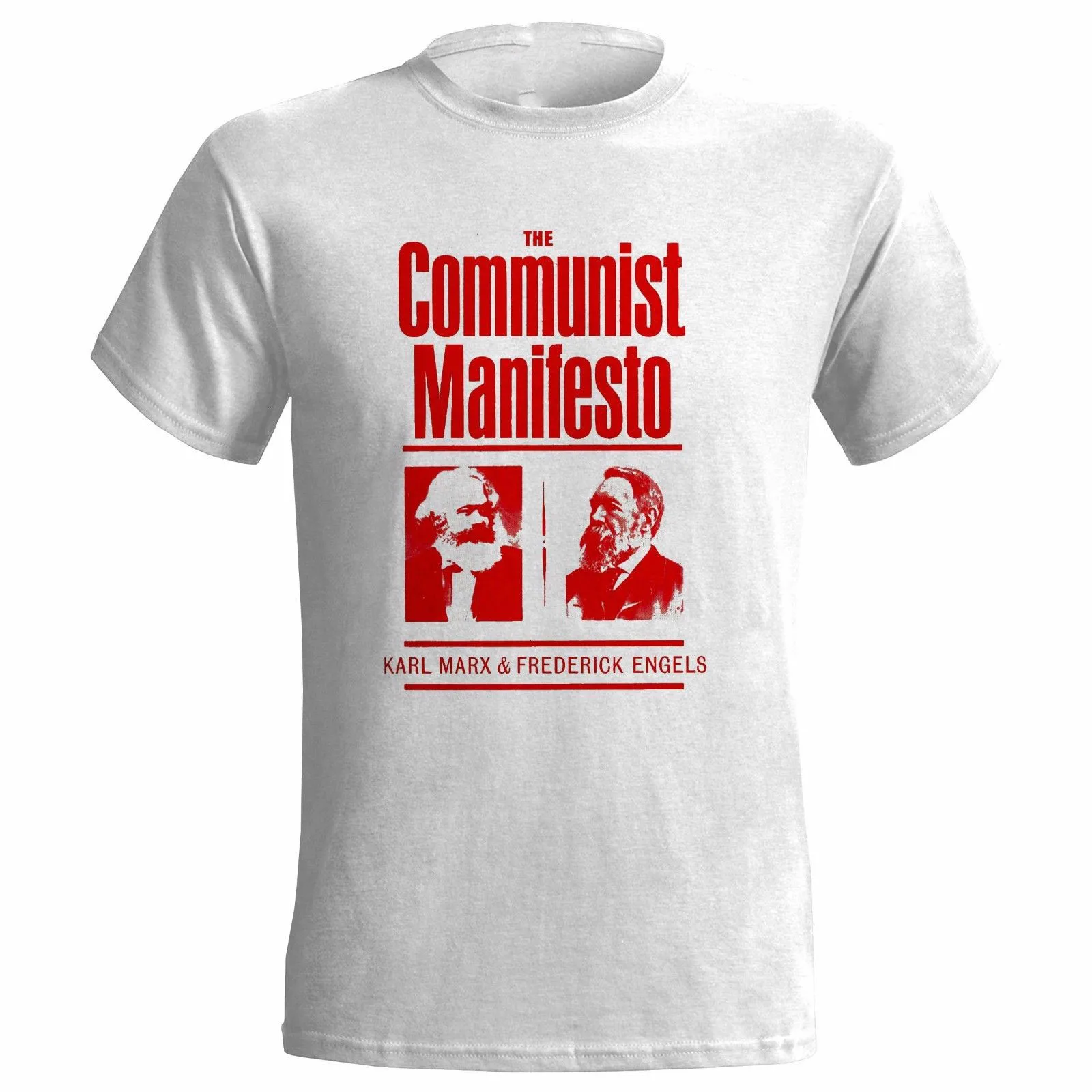 COMMUNIST MANIFESTO MENS T SHIRT MARX ENGELS RUSSIA COMMUNISM LEFT ...