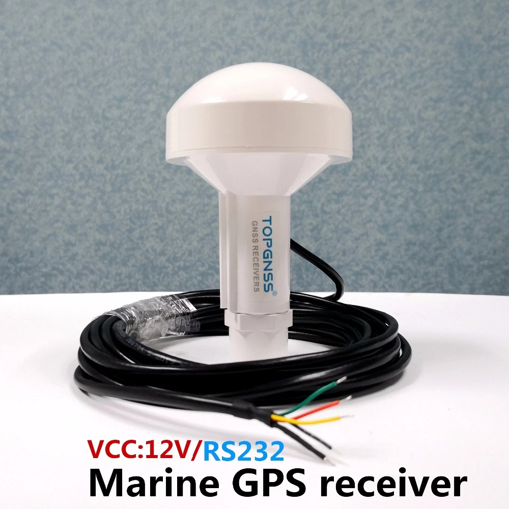 TOPGNSS RS232 GPS marine GPS receiver antenna module NMEA 0183 baud ...