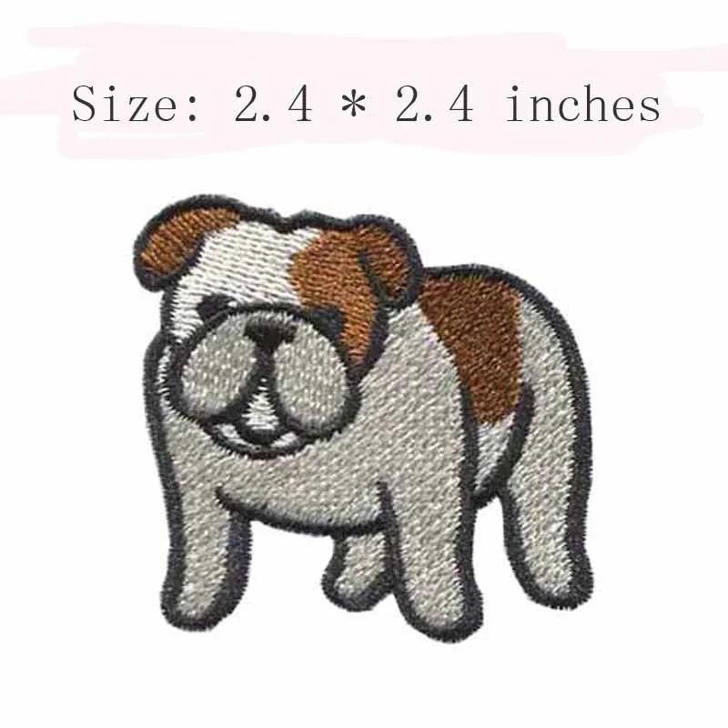Small Dog 2.4"wide Embroidery Patch For Rich Patch/hope Patch/pet ...