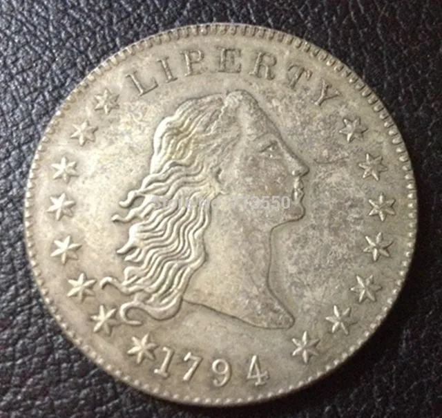 Aliexpress.com : Buy 1794 Flowing Hair silver Dollar from Reliable ...
