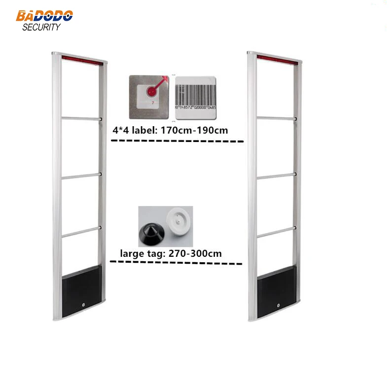 HR203S EAS RF anti theft system for garment store and shopping mall RF ...