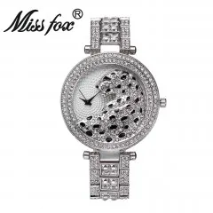 Women's Crystal Leopard Quartz Watches - dealsgala
