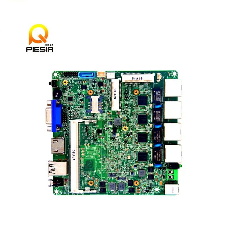 Nano ITX Bay Trail MINI Motherboard dual core n2806 Onboard CPU Fan 4 ...
