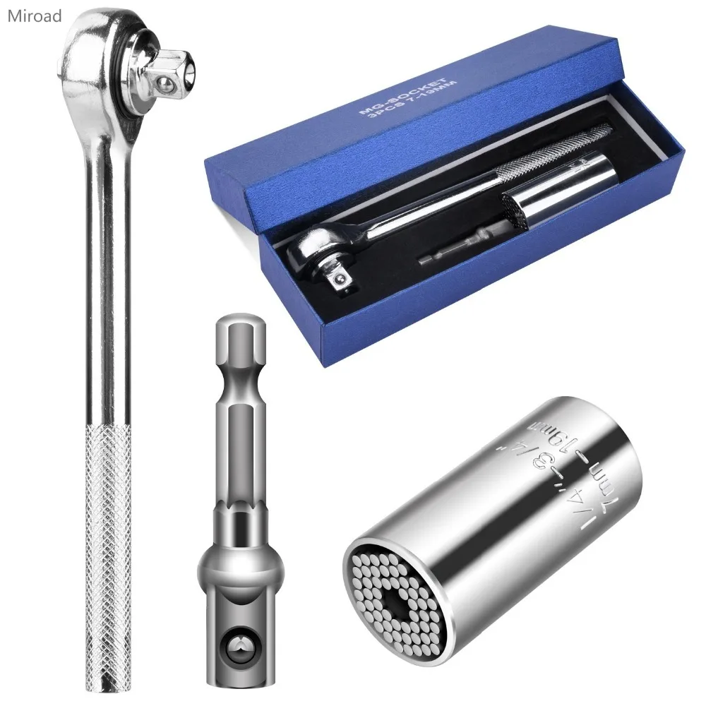 OUVCOO Universal Socket,NOUVCOO Professional 7mm 19mm Universal Sockets ...