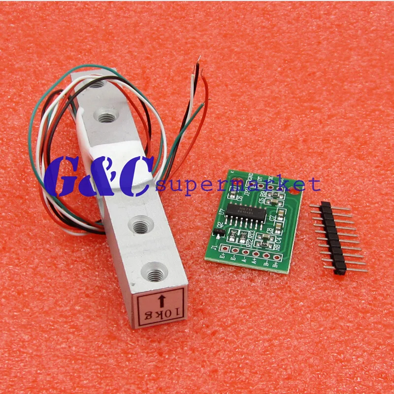 10kg Scale Load Cell Weight Weighing Sensor Hx711 Weighing Sensors Ad Module In Integrated 