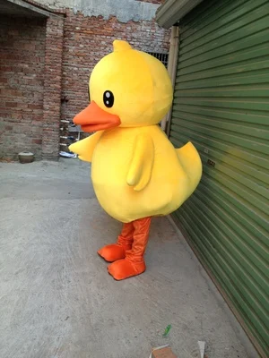 Cartoon Yellow Duck Cosplay Mascot Costume - AllCosplay.com