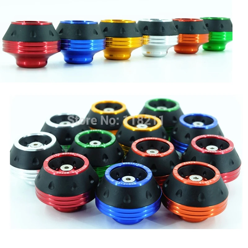 Motorbike Falling Protection CNC aluminum Motorcycle Front Rear Fork ...