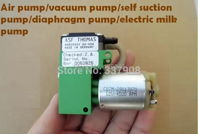 [Brand New] 2PCS Germany ASF THOMAS 12V DC Air Pump Vacuum / Diaphragm ...