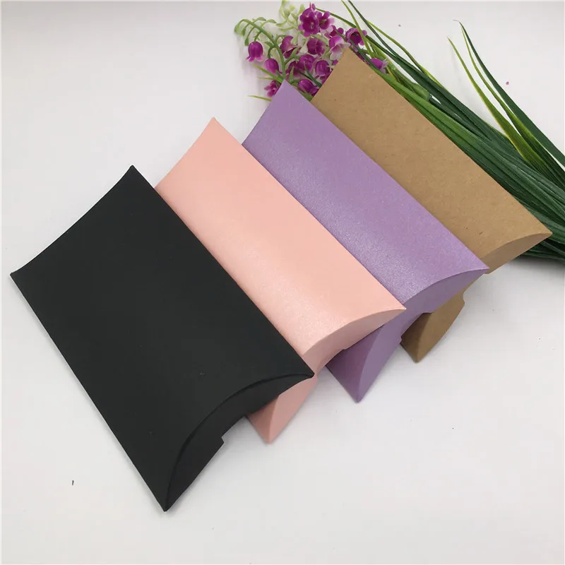 30-pieces-Paper-Pillow-Box-Candy-Colored-Pillow-Chocolate-Container ...