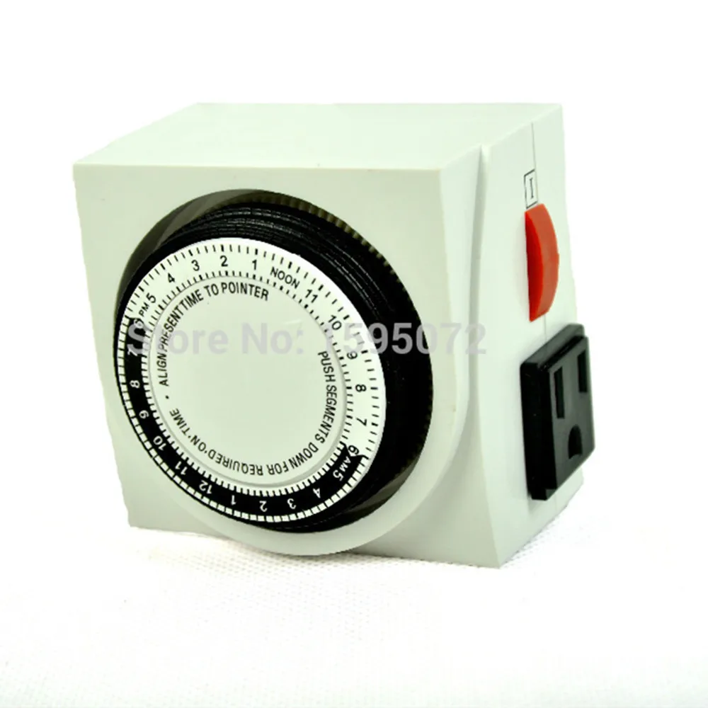 Hydroponic Grow Light Timer with Dual Outlet | Growing in My Box