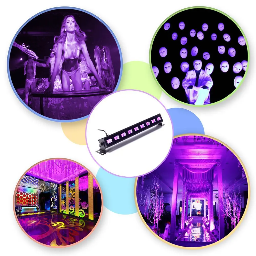 High-Power-24W-9-LEDs-Sound-Active-UV-Led-Stage-Par-Light-Ultraviolet ...