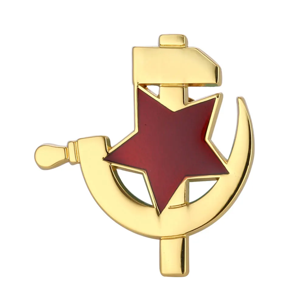 31* 29MM CCCP USSR Russian Badge Soviet Red Star Sickle Hammer Emblem ...