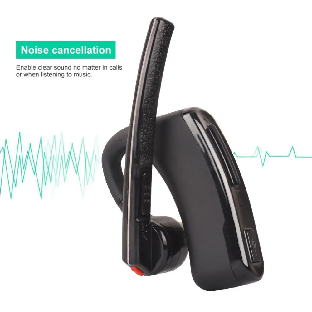 Bluetooth Walkie Talkie Wirelessheadset Ptt Earphone With Mic Adapter 2 ...
