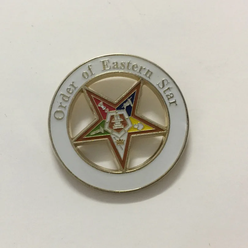 10pcs-30mm-Masonic-Lapel-Pin-Freemason-Order-of-Eastern-Star-Brooch-for ...