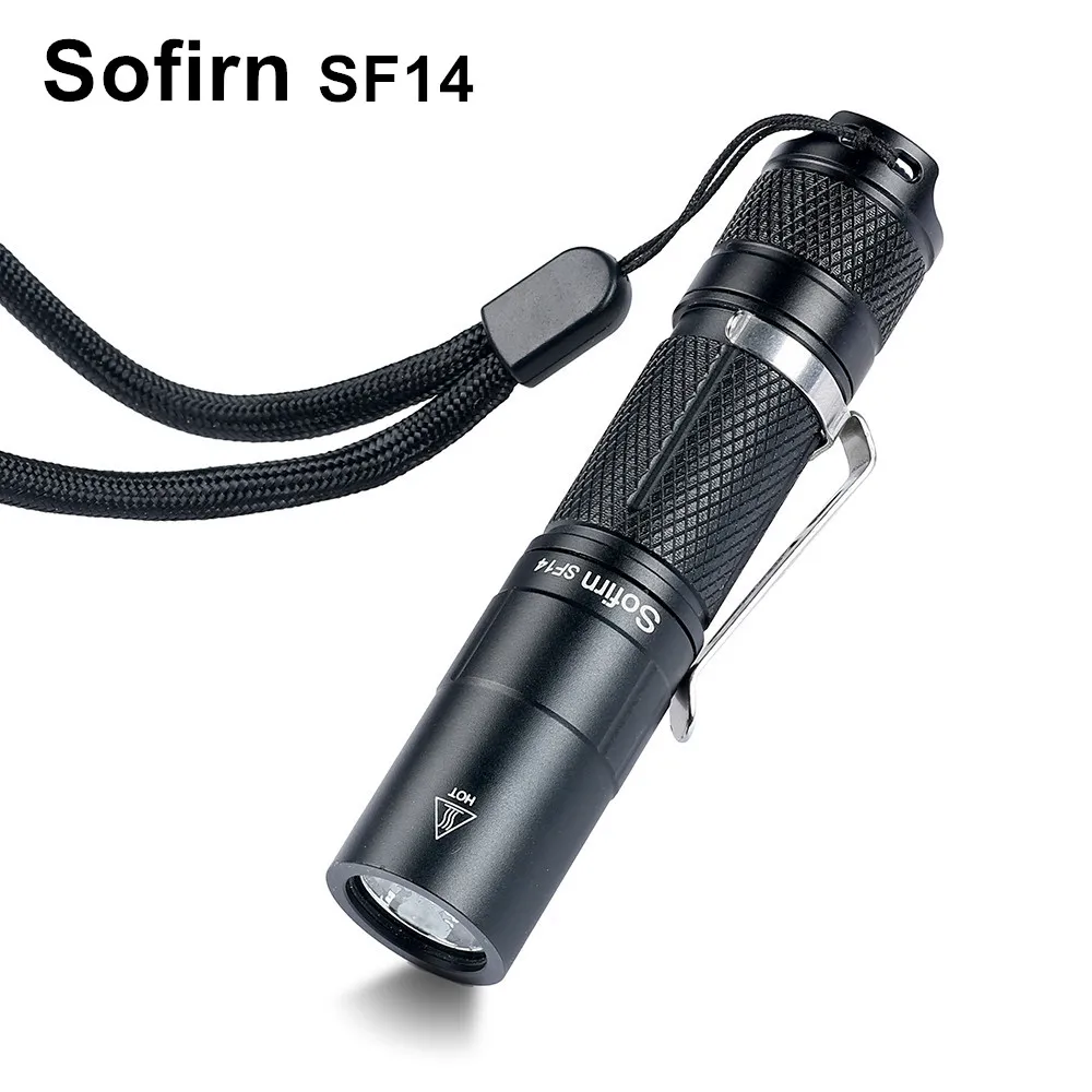 Sofirn SF14 Mini Powerful Led Flashlight AA 14500 Torch Light CREE XP ...