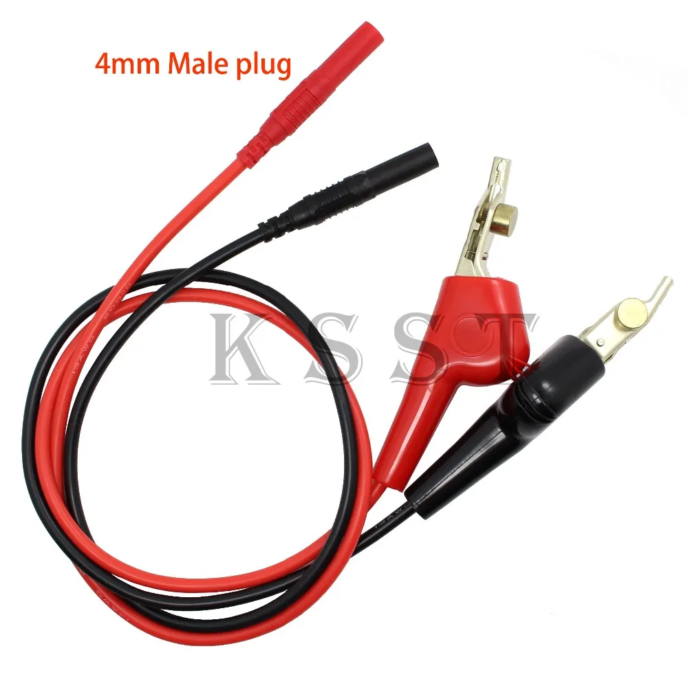 CC320 1Pair 0.5M multimeter thorn line alligator clip test leads ...