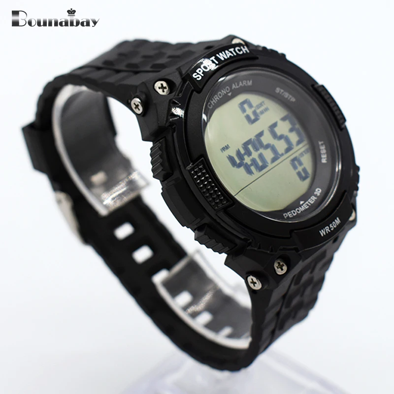 waterproof wrist watches for men digitais watch running mens man clock ...