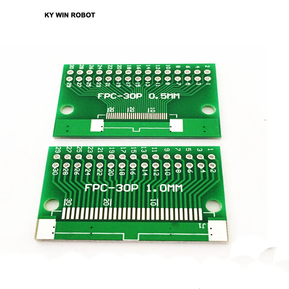 Adaptador de placa PCB, 5 unids/lote, doble cara, 0,5mm, 1mm, FFC FPC ...