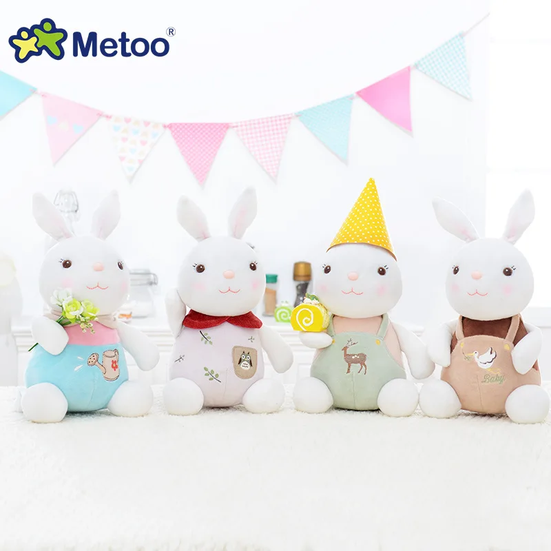 Metoo Soft Cute Plush Stuffed Tiramitu Rabbit Animal Dolls Toys For ...