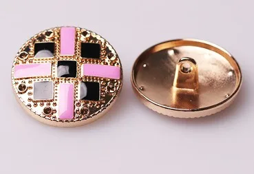 10 pieces New High grade metal Gold Drip oil jacket buttons Accessories ...