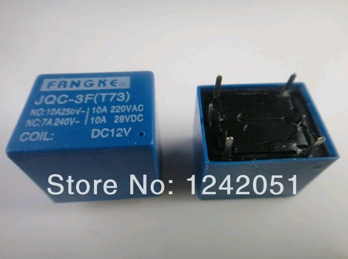 Jqc-3f(t73) Dc 3v/5v/9v/12v/24v 5pin Pcb Miniature Power Relay - Relays ...