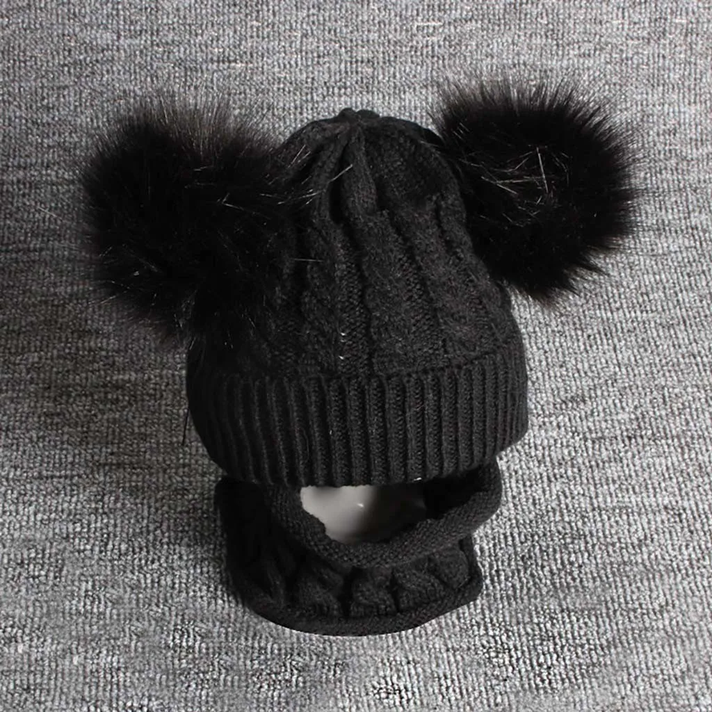 MUQGEW детская шапка; комплект из 2 предметов; Детская шерсть для ...