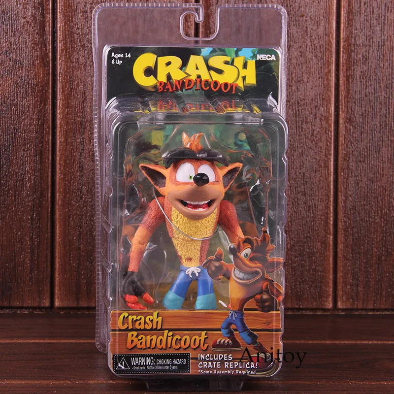 NECA Crash Bandicoot PVC Movable Action Figure Collectible Model Toy ...