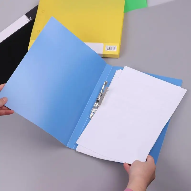 1Pcs A4 Single Clip File Folders Document Holder Paper Filling Folder 1Pcs A4 Single Clip File Folders Document Holder Paper Filling Folder