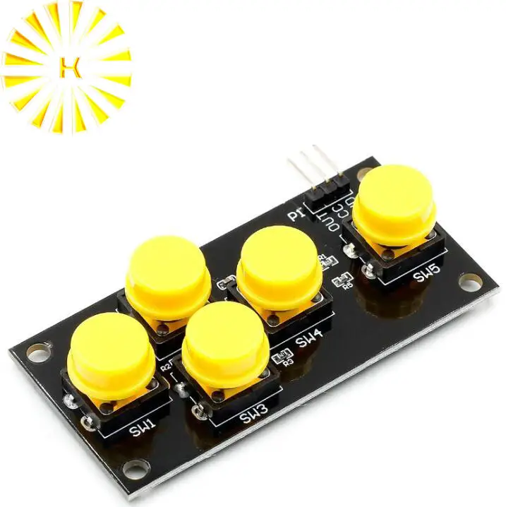 Ad Keyboard Simulate Five Key Module Analog Button For Arduino Sensor