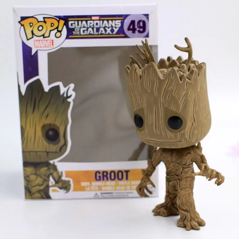 Funko POP Groot Tree man Guardians of the Galaxy Vinyl PVC Collection ...