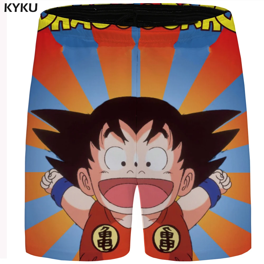 KYKU Brand Dragon Ball Short Men Goku Beach Shorts Colorful Casual ...