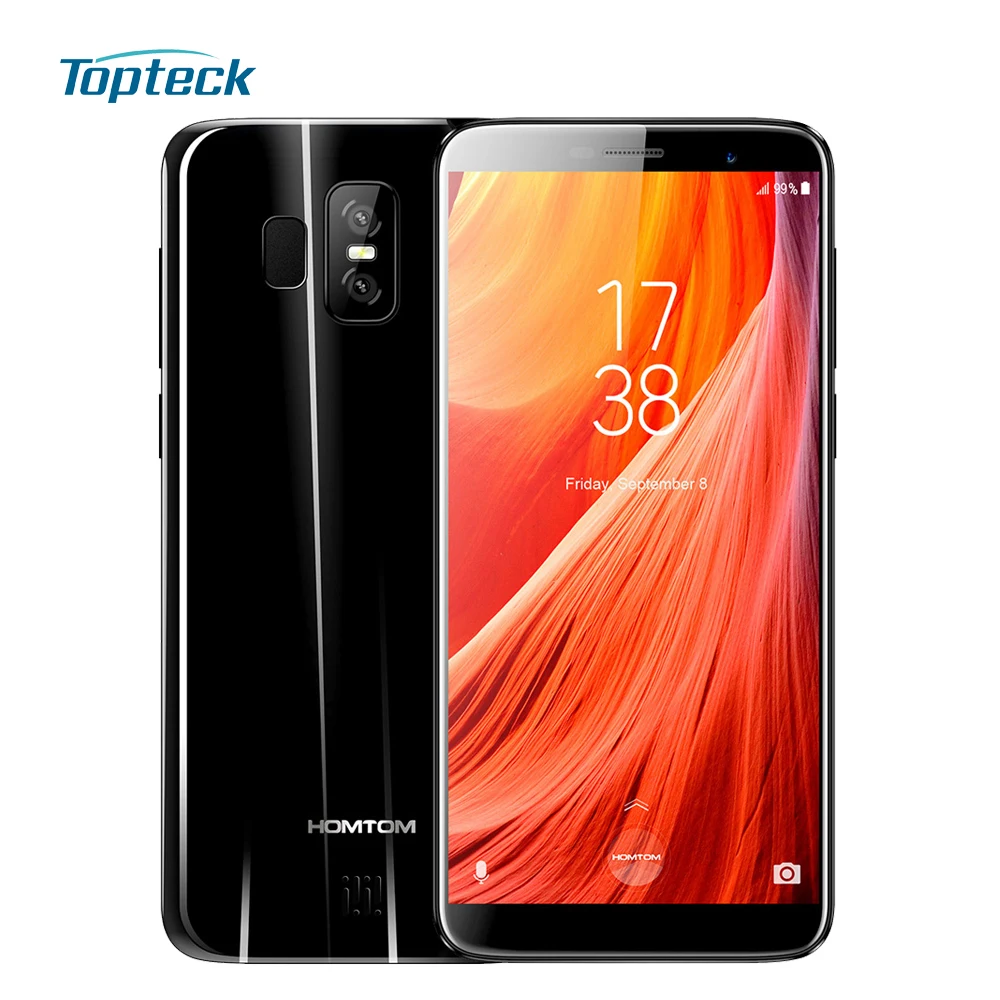 HOMTOM S7 5.5" 18:9 Bezel less Full Screen Mobile Phone 4G Smartphone ...