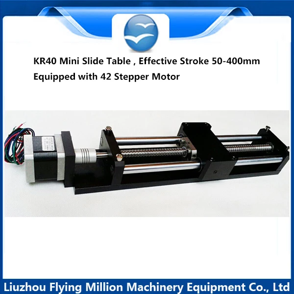Linear Sliding Table Ballscrew 1204 Sliding Table Travel 50mm Linear ...