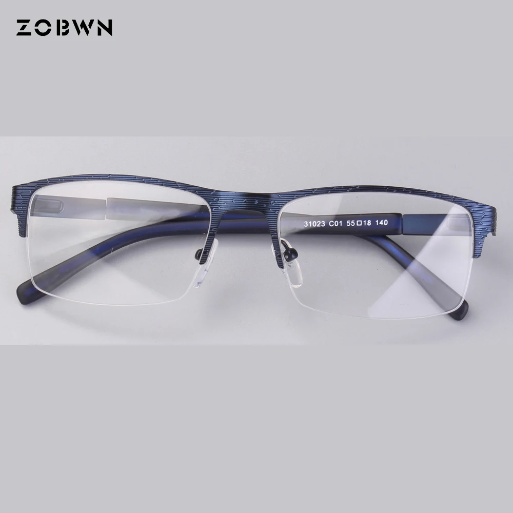 Zobwn High Quality Eyeglasses Frame Business Optical Glasses Man Computer Optical Eye Glasses