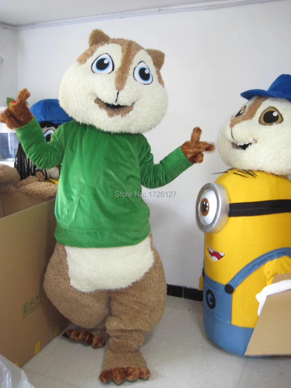 Chipmunks Mascot เครื่องแต่งกายที่กำหนดเองแฟนซีเครื่องแต่งกายอะนิเมะคอ ...