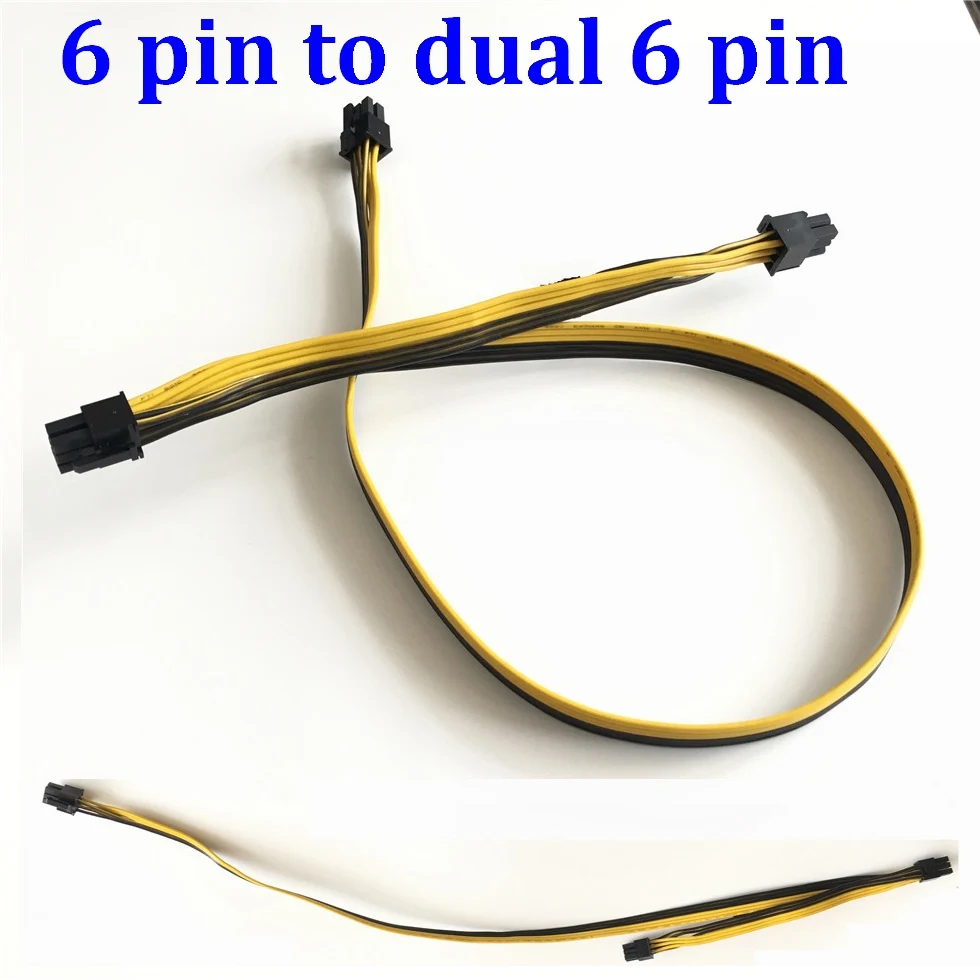 PCI-Express-pcie-PCI-E-GPU-Graphics-Video-Card-Molex-6pin-6-pin-to-dual ...