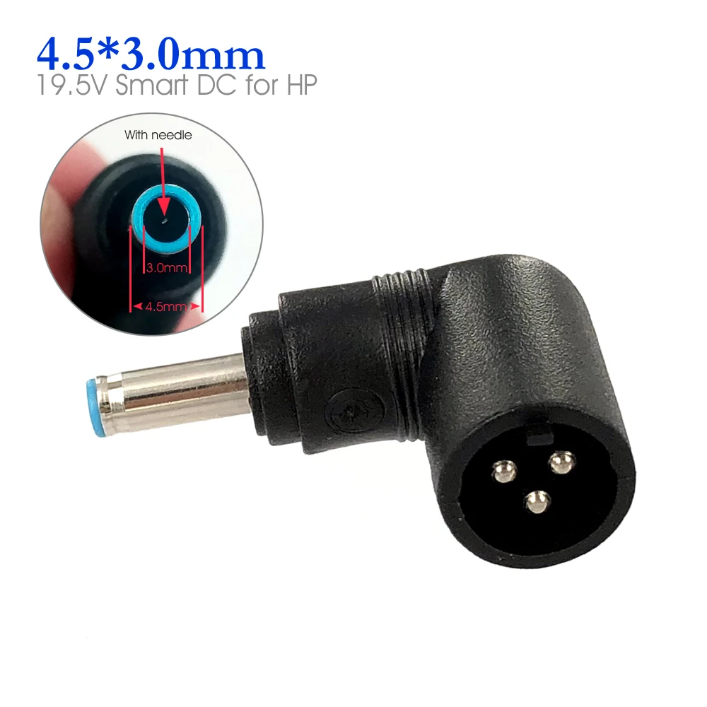 19.5V 3 Pin Smart Laptops Adapter DC Jack 4.5*3.0 mm Terminals For HP ...